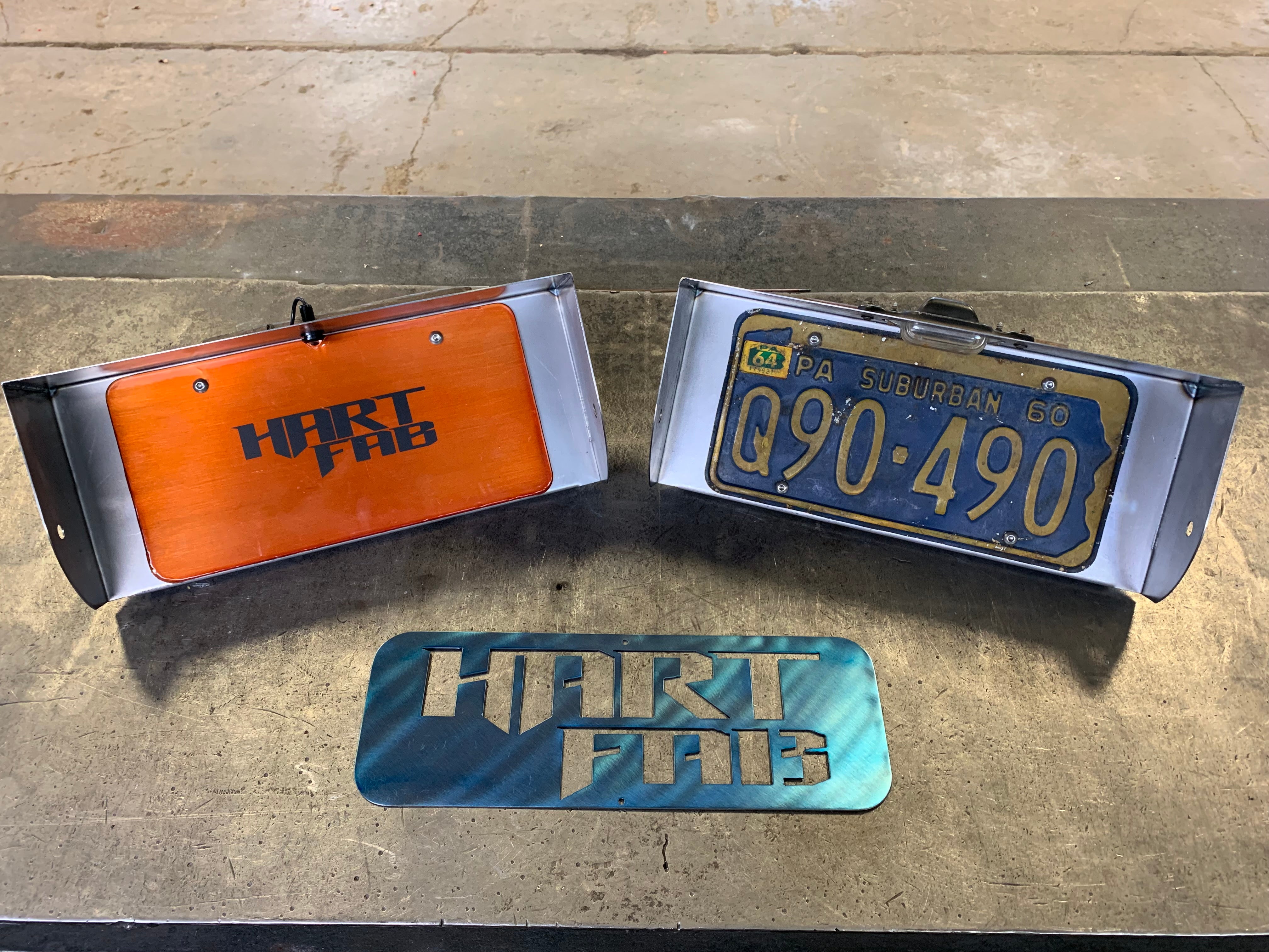 67-72 C-10 Tucked license plate box – Hart Fab